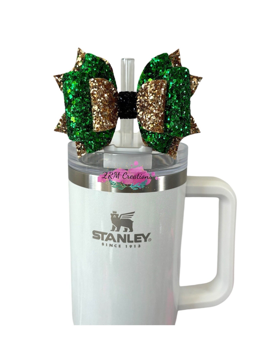 Wicked Bow Straw Topper, Stanley Bow Topper, Christmas Straw Topper ...