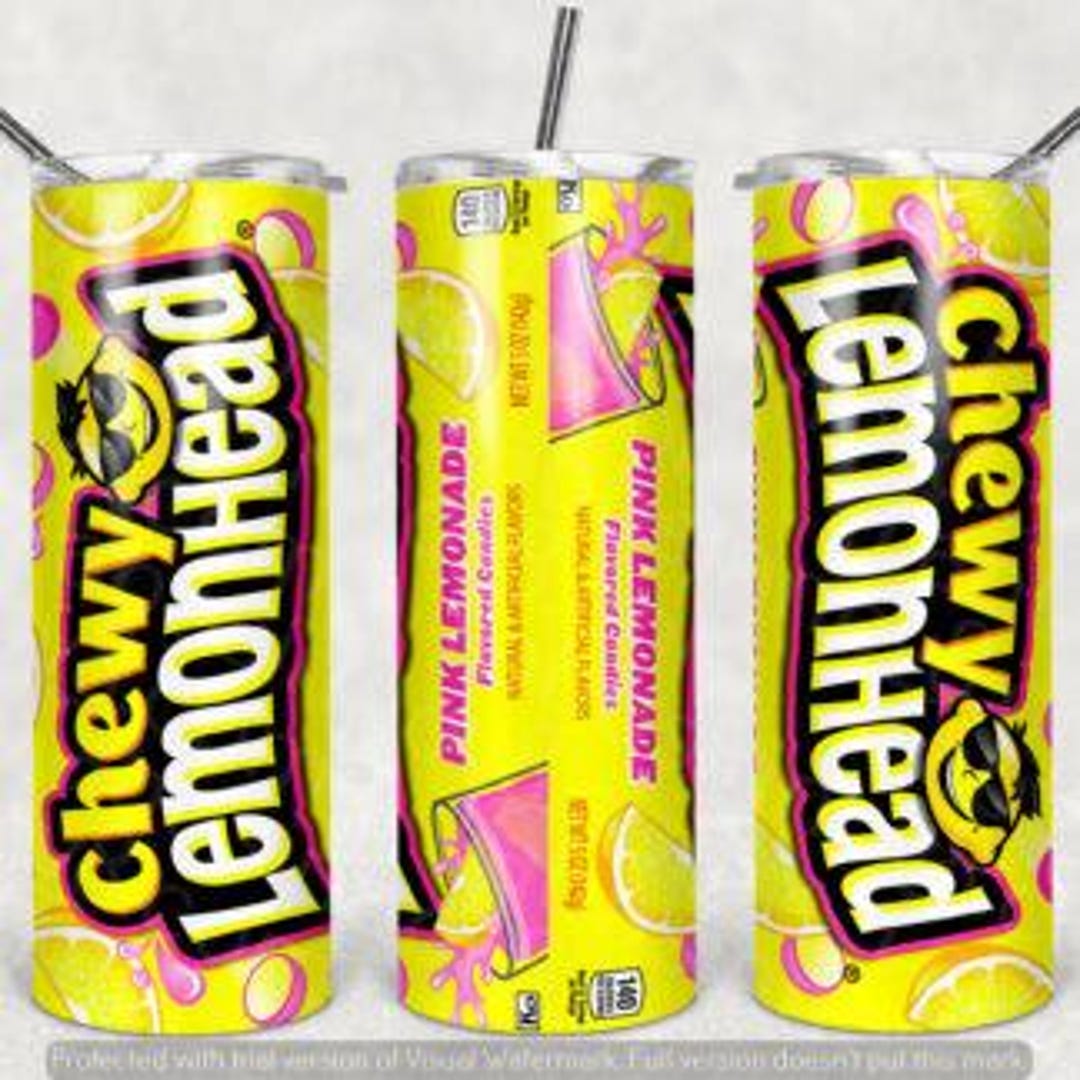 Lemonhead Chewy Pink Lemonade 20 Oz Tumbler - Etsy