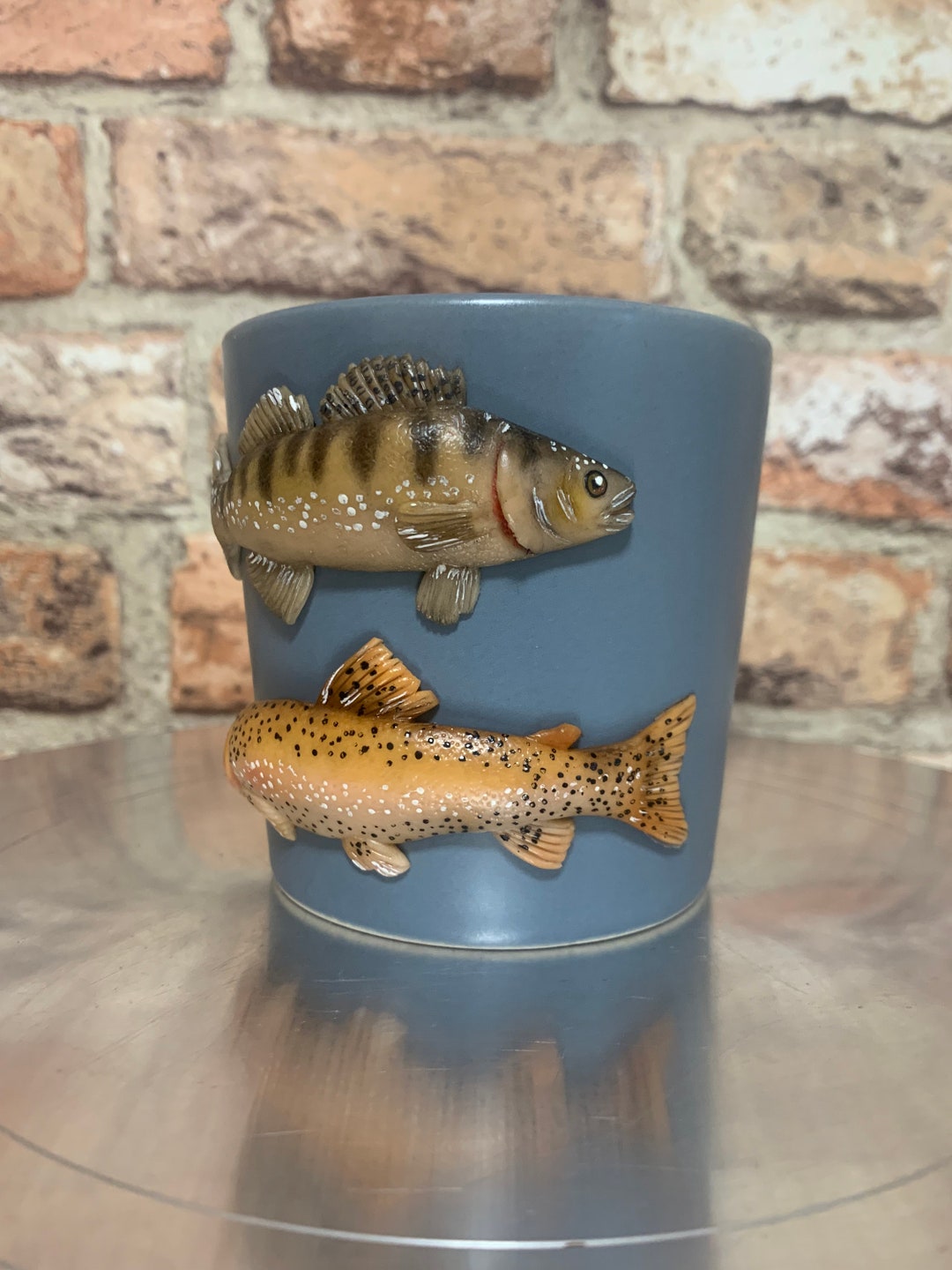 Mug With Fish Zander Fish Rainbow Trout Mug River Fish Mug - Etsy