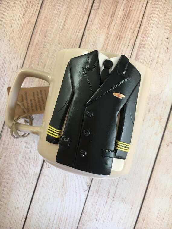 Pilot Uniform Mug Pilot Mug Pilot Gift Aviation Mug | Etsy
