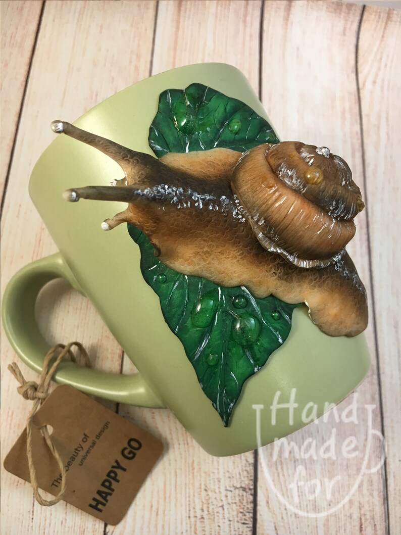 Mug snail cup grape snail mug Achatina fulica cup gigantic | Etsy