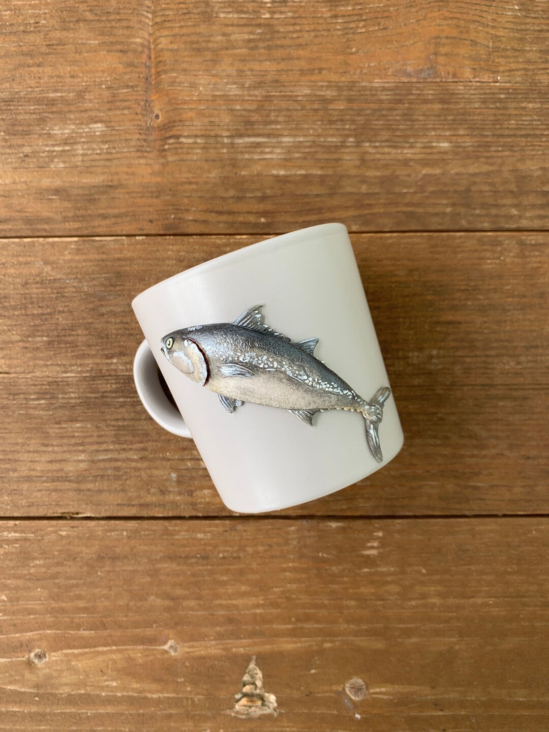 Tuna Mug Tuna Coffee Cup Realistic Tuna Fish Tuna Polymer - Etsy