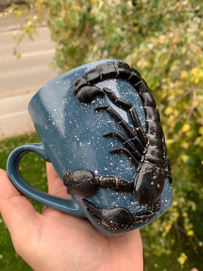 Scorpio Mug, Cup With Scorpio, Scorpion 3d, Scary Mug, Scorpion Mug - Etsy