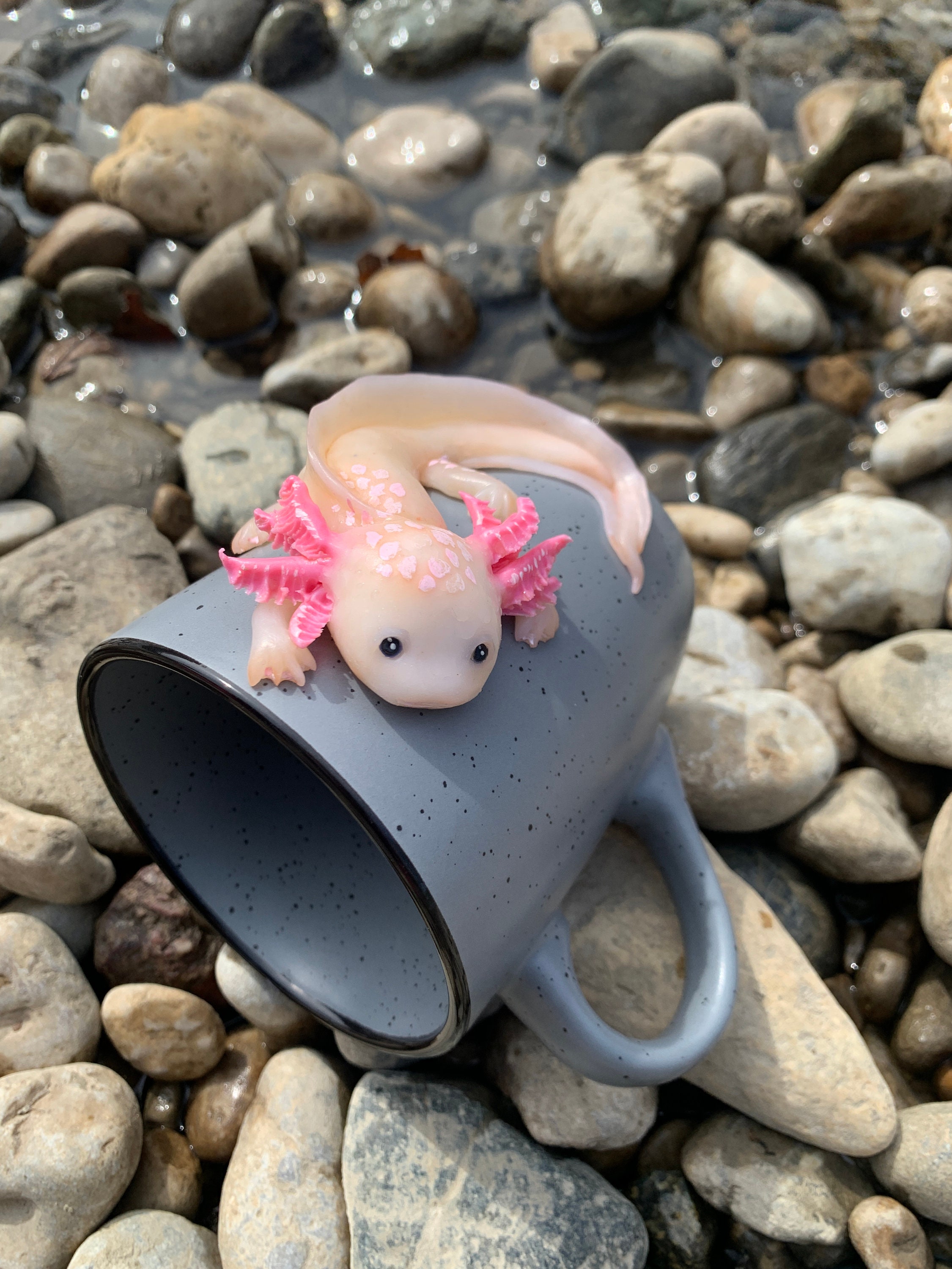 Axolotl Mug Axolotl Polymer Axolotl 3d Axolotl Coffee Cup - Etsy Canada