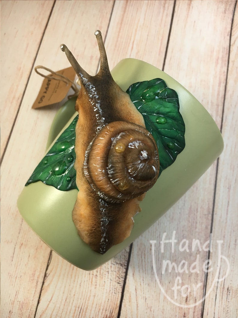 Mug snail cup grape snail mug Achatina fulica cup gigantic | Etsy