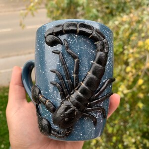 Scorpio Mug, Cup With Scorpio, Scorpion 3d, Scary Mug, Scorpion Mug - Etsy