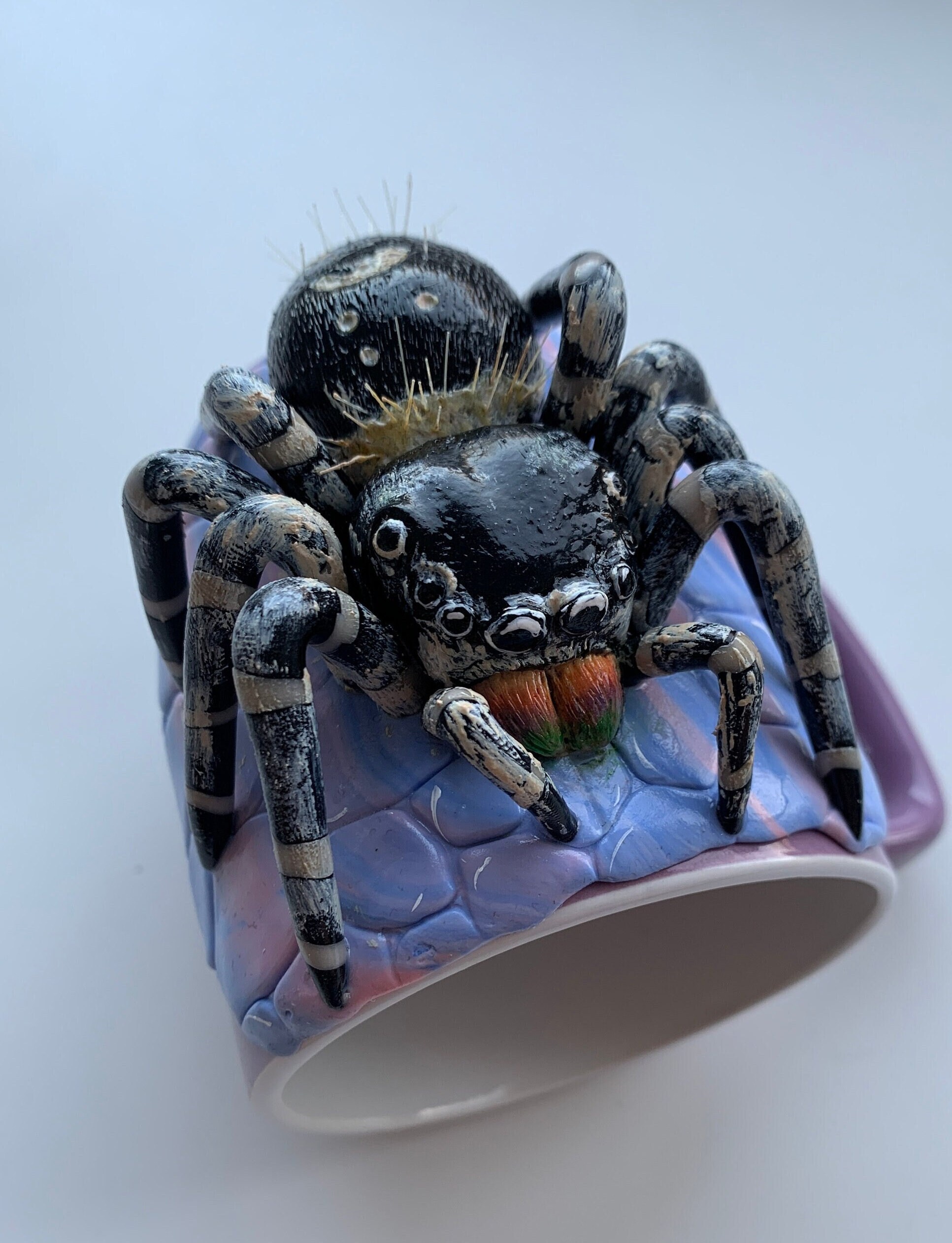Jumping Spider Mug, Jumping Spider Art, Jumping Spider 3d - Etsy