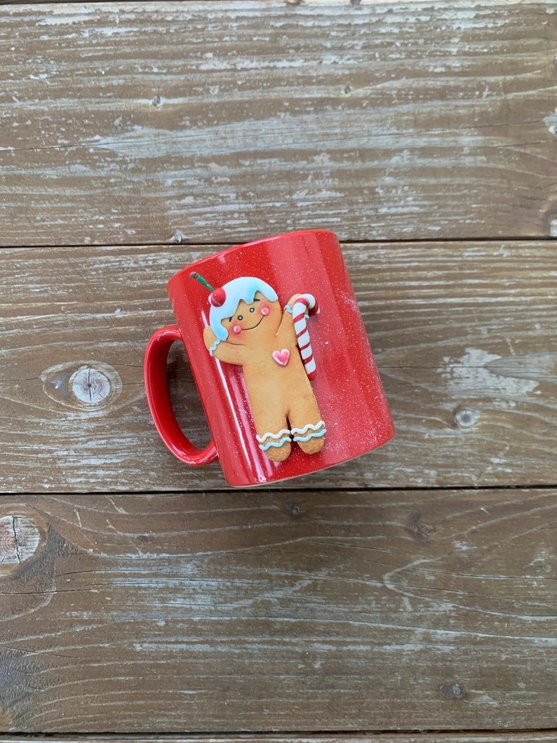 Gingerbread Man Mug Gingerbread Man Coffee Mug Gingerbread - Etsy