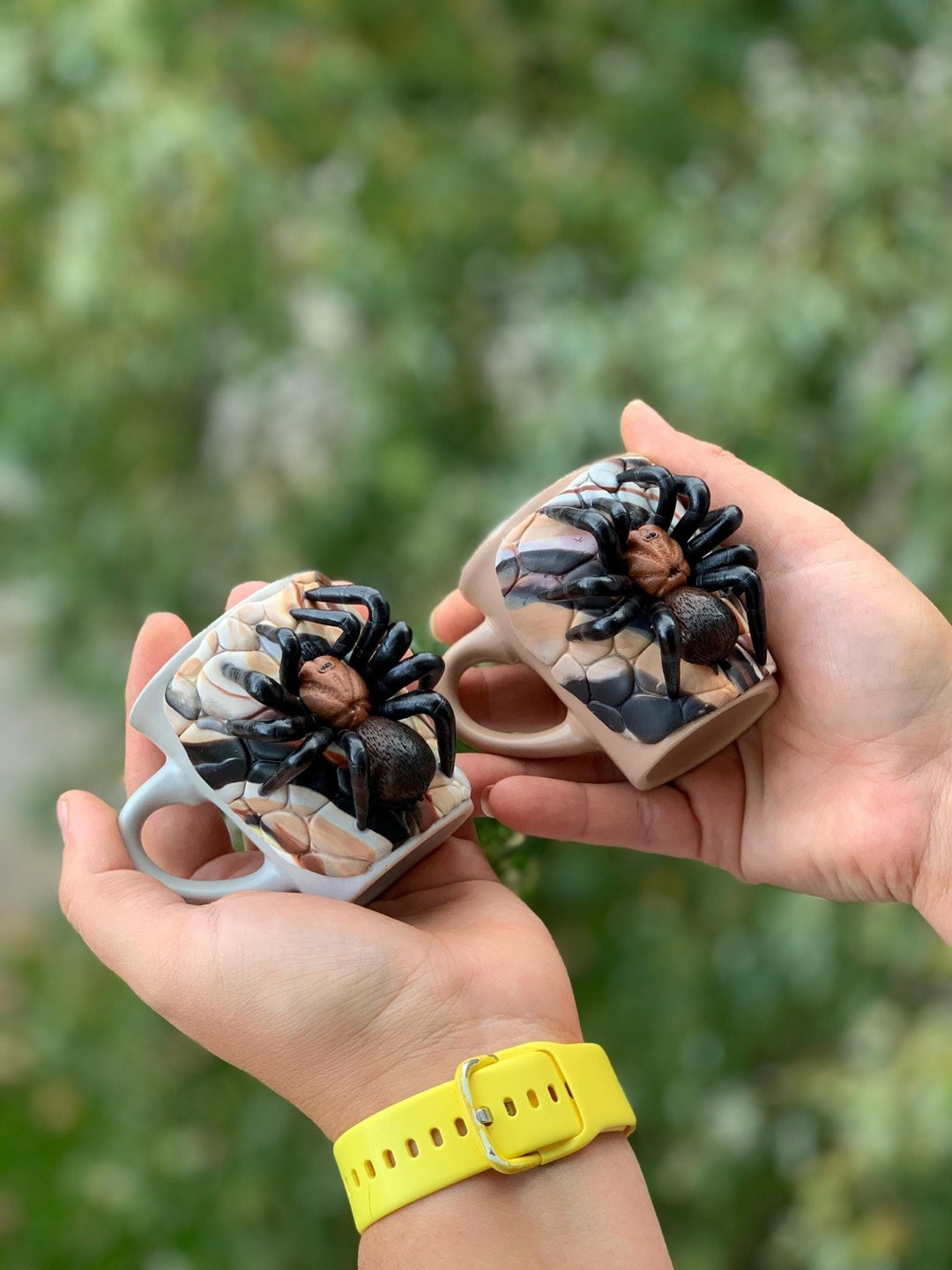 Tarantula Coffee Cups, Tarantula Mini Set, Tarantula Mini Mug, Spider ...