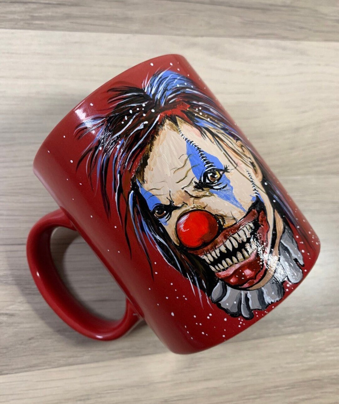 Scary Clown Cup Horror Mug Horror Coffee Mug - Etsy