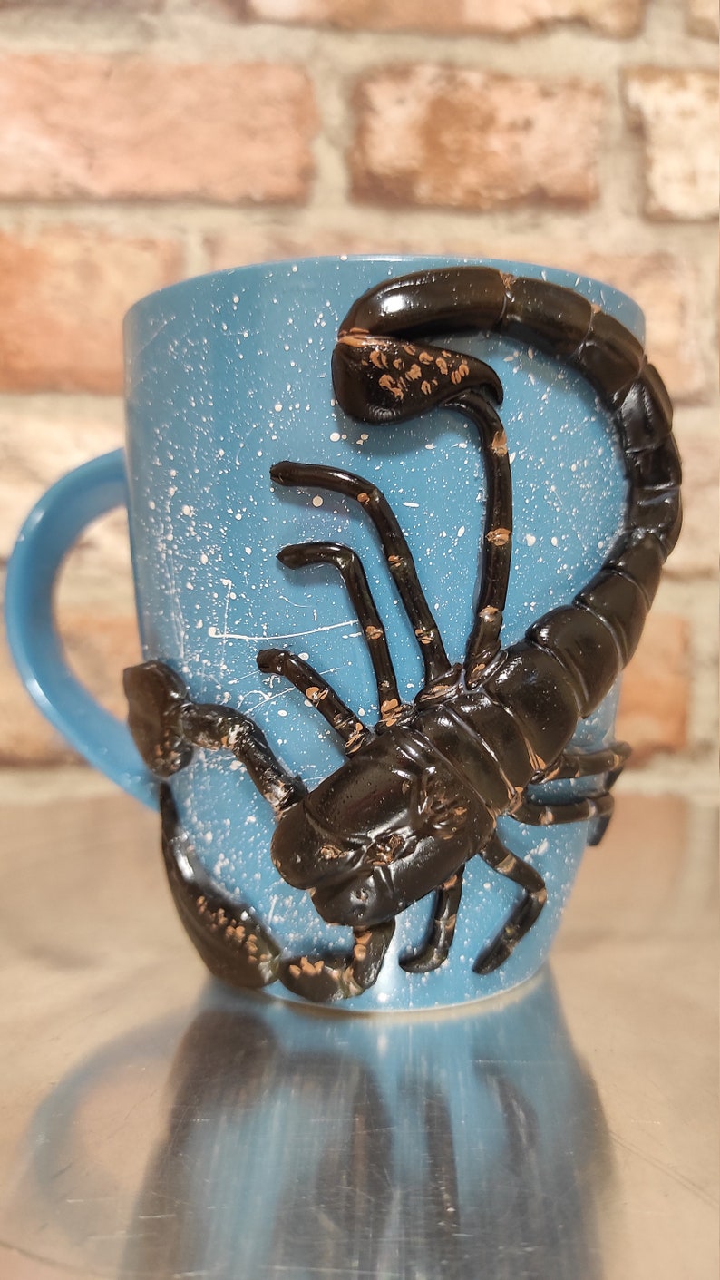 Scorpio Mug, Cup With Scorpio, Scorpion 3d, Scary Mug, Scorpion Mug - Etsy