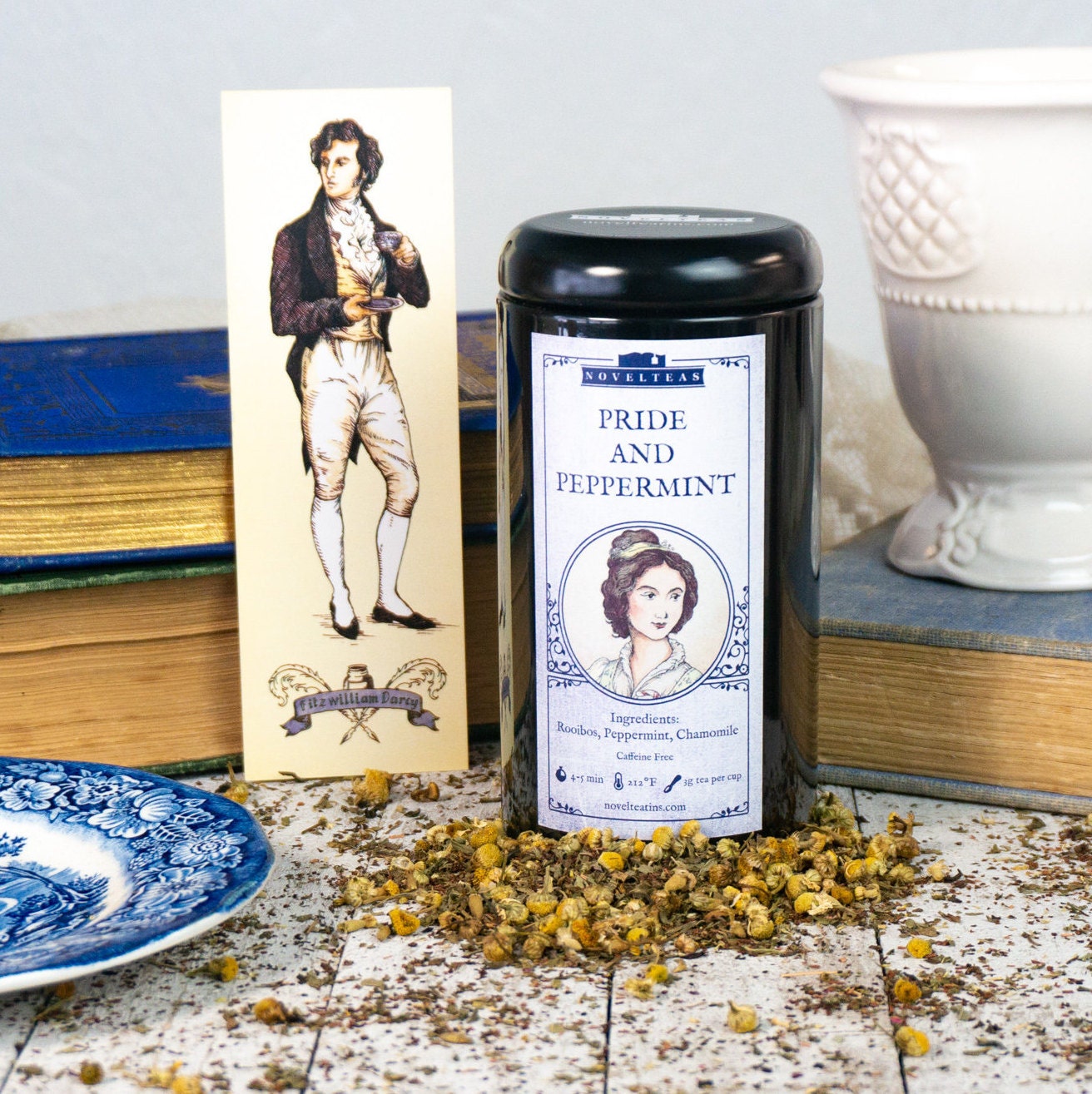 Jane Austen Tea Gift Set with Bookmarks Pride and Prejudice | Etsy