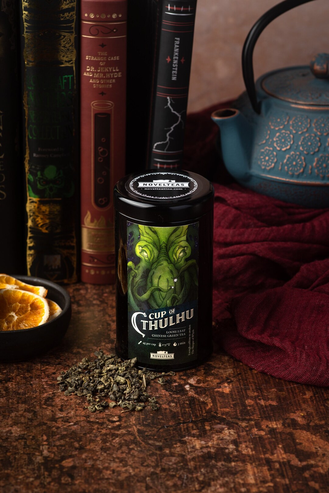 Call of Cthulhu Tea With Bookmark, HP Lovecraft Bookish Gift, Souvenir ...