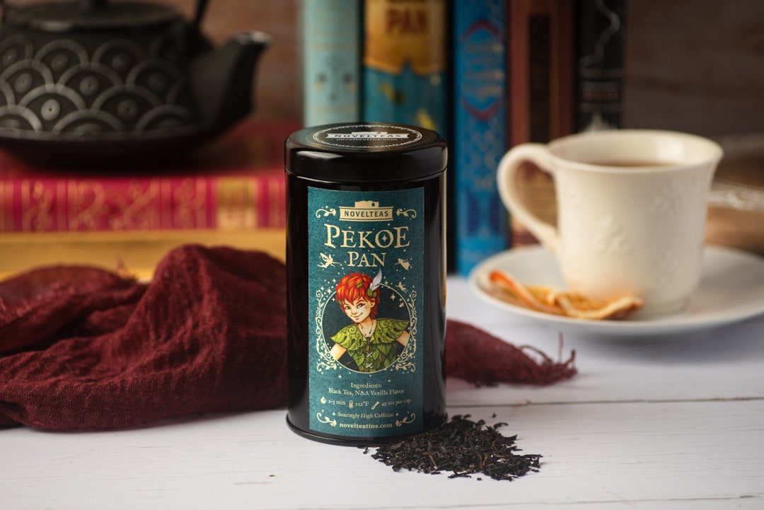 Peter Pan Tea Tin With Quote Bookmark, Neverland Bookish Author Gift ...