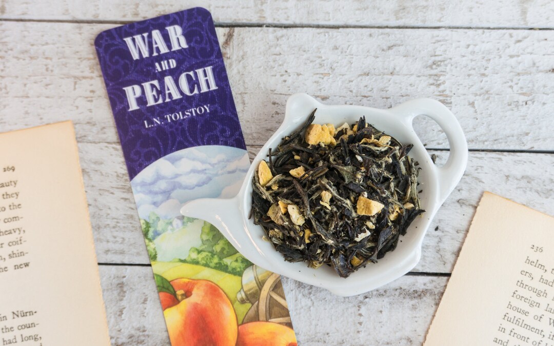 War and Peace Tea With Bookmark, Leo Tolstoy Gift, Bookish Loose Leaf ...