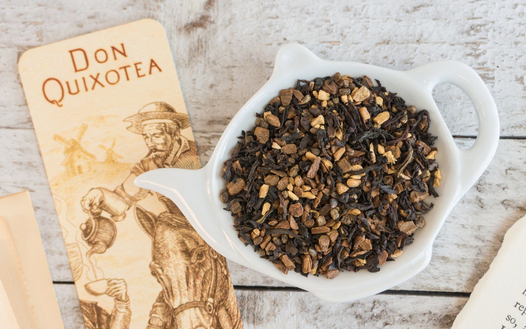 Don Quixotea Chai Tea With Bookmark, Inspired by Don Quixote, Organic ...