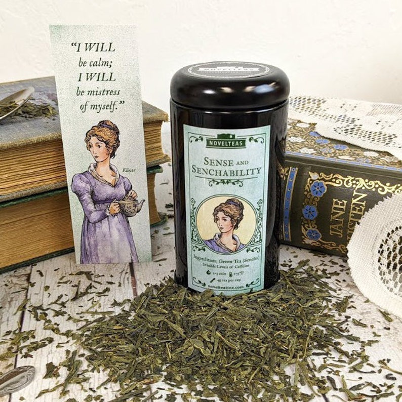 Jane Austen Tea Gift Set With Bookmarks Pride and Prejudice - Etsy