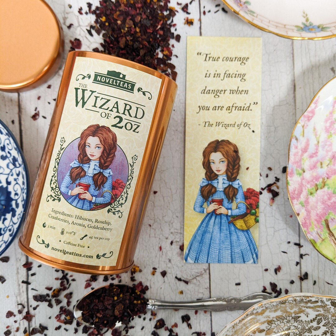 Wizard of Oz Tea Blend, Dorothy Gale Christmas Gift With Bookmark ...