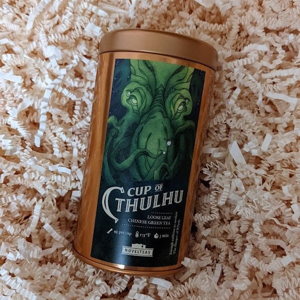 Call of Cthulhu Tea With Bookmark HP Lovecraft Bookish Gift - Etsy