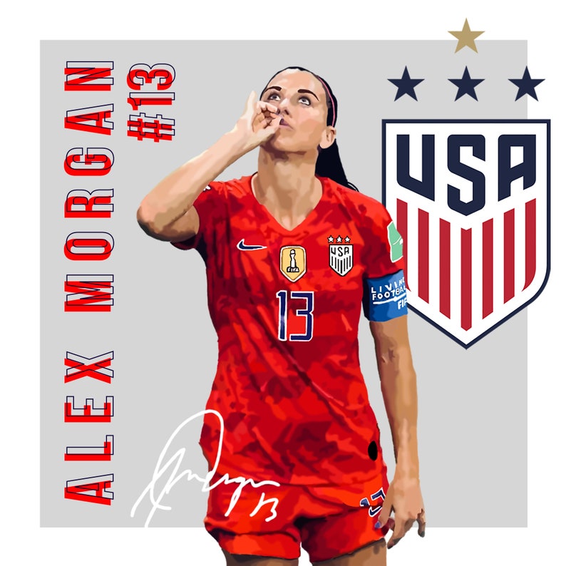 Alex Morgan World Cup 2019 Art Print - Etsy