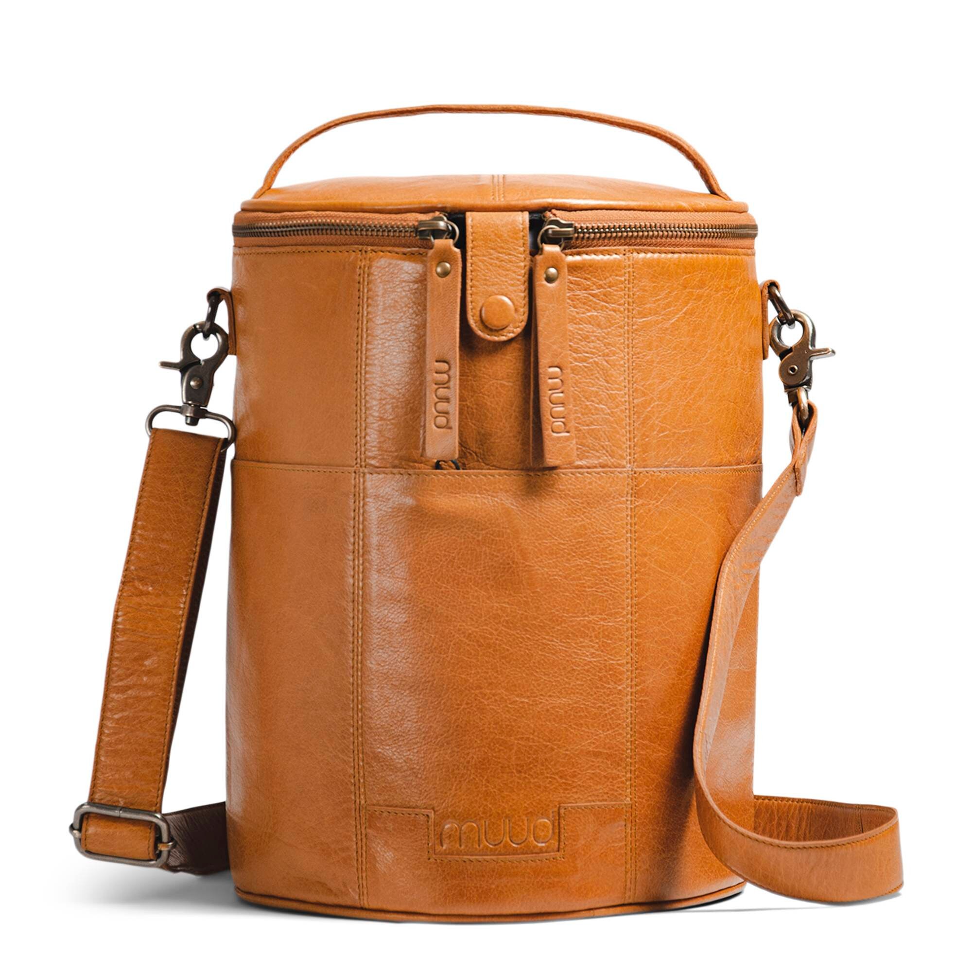 Muud Vegas leather handmade leather bumbag Knitting Project bag Crochet ...