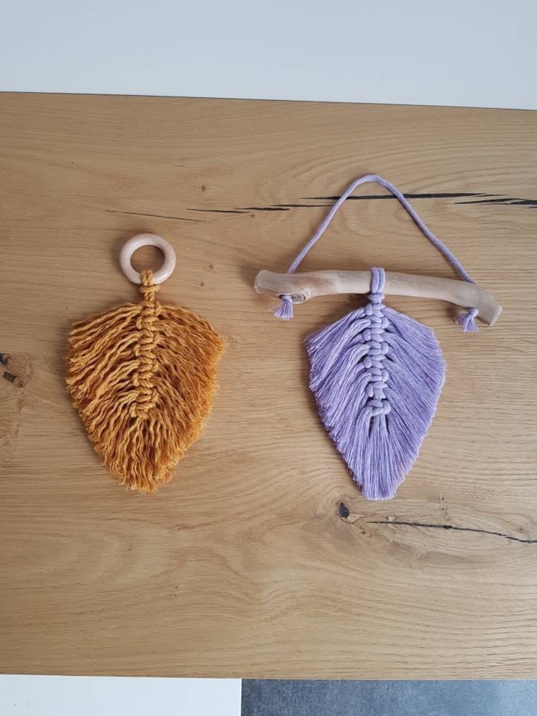 Macrame Wall Hanging, Macrame Feather - Etsy