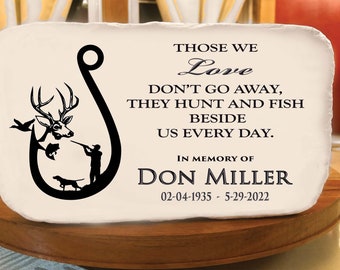 Memorial Stone Deer Fish - Etsy