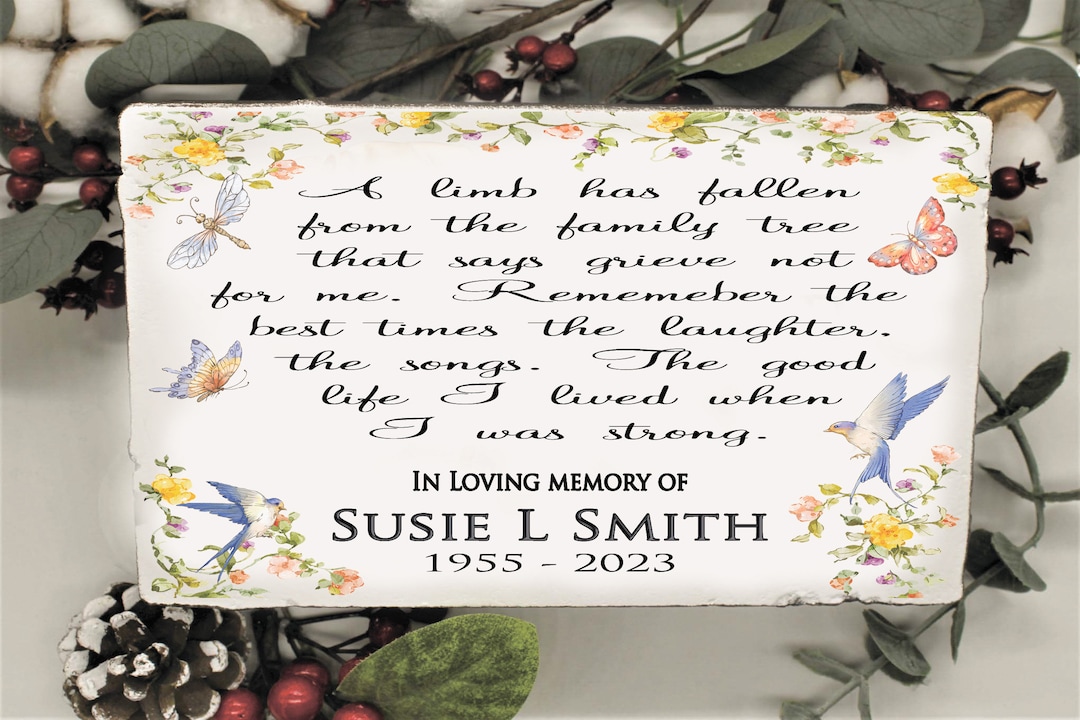 Personalized Memorial Stone, in Loving Memory Grave Decoration - Etsy
