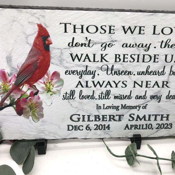 Cardinal Memorial Stone - Etsy