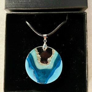 Larger Geode Inspired Resin Necklaces, Statement Jewelry, West Coast ...