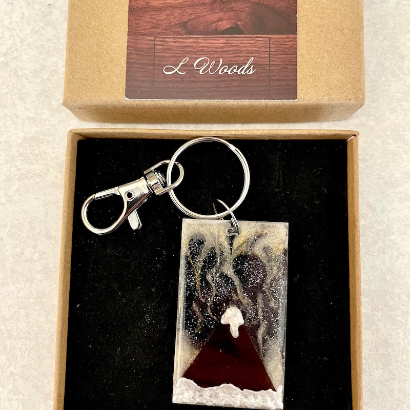 Mountain Keychain - Etsy