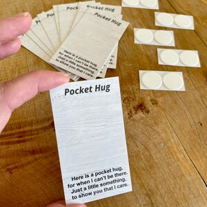 Pocket Hug Backing Card and Sticky Dots Kit, Diy Pocket Hug, Pocket Hug ...