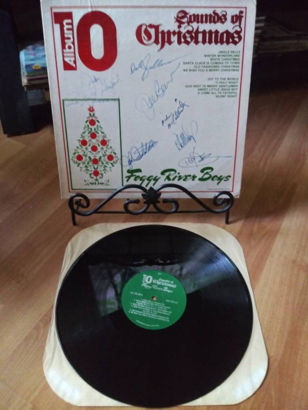 AUTOGRAPHED Foggy River Boys Album 10 Sounds of Christmas First Press ...