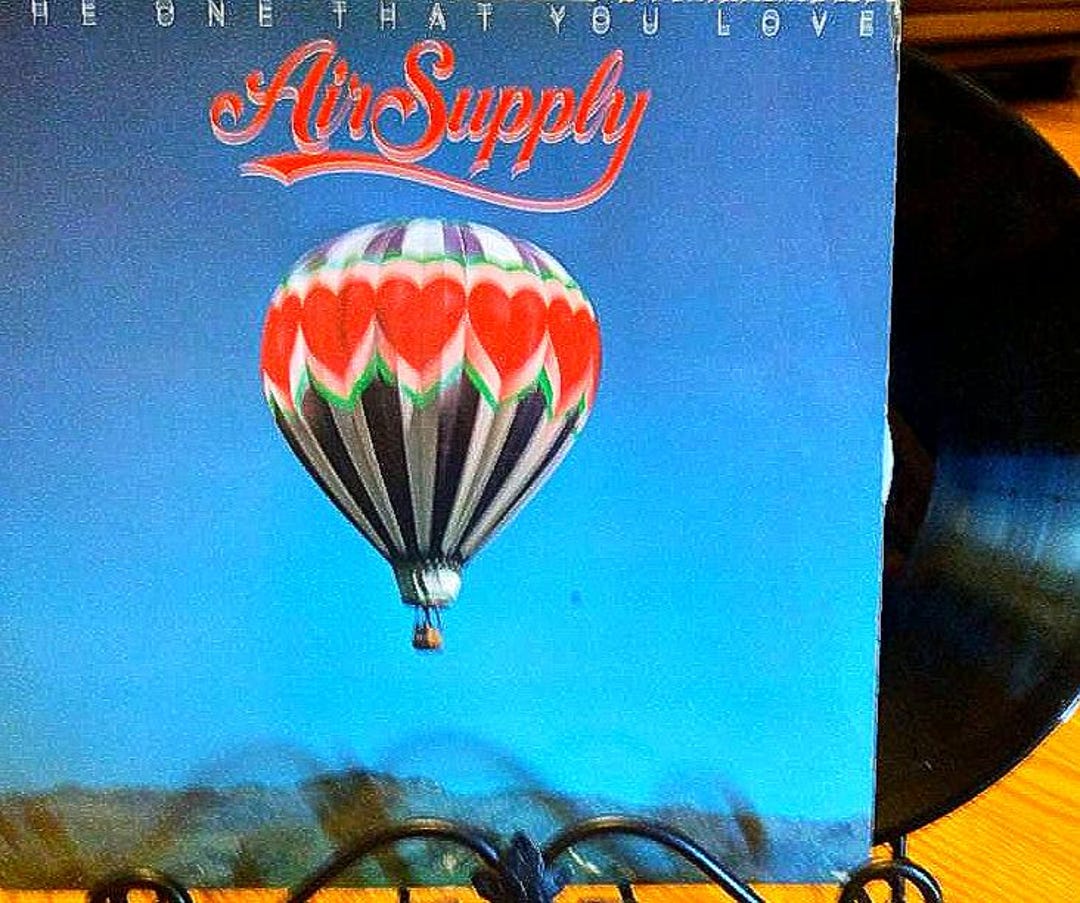 Air Supply the One That You Love First Press Vintage Vinyl Record/album ...