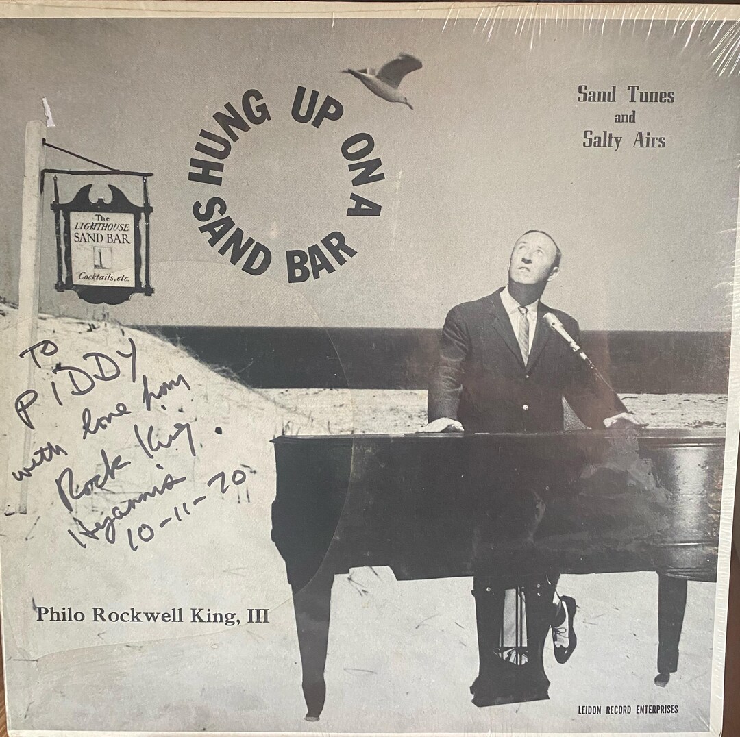 Philo Rockwell King Hung up on A Sand Bar Unopened and Autographed ...