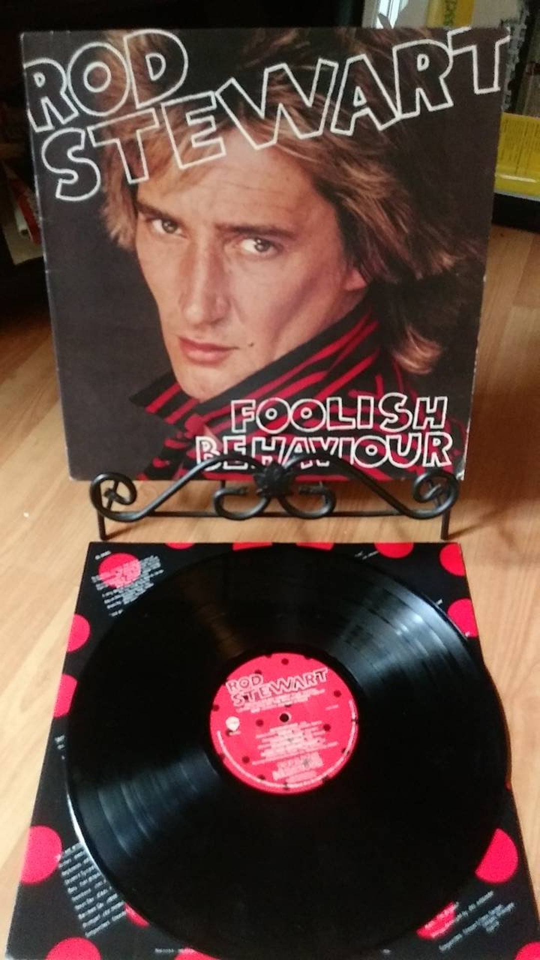 Rod Stewart Foolish Behavior First Press Vintage Vinyl Record/album/lp ...