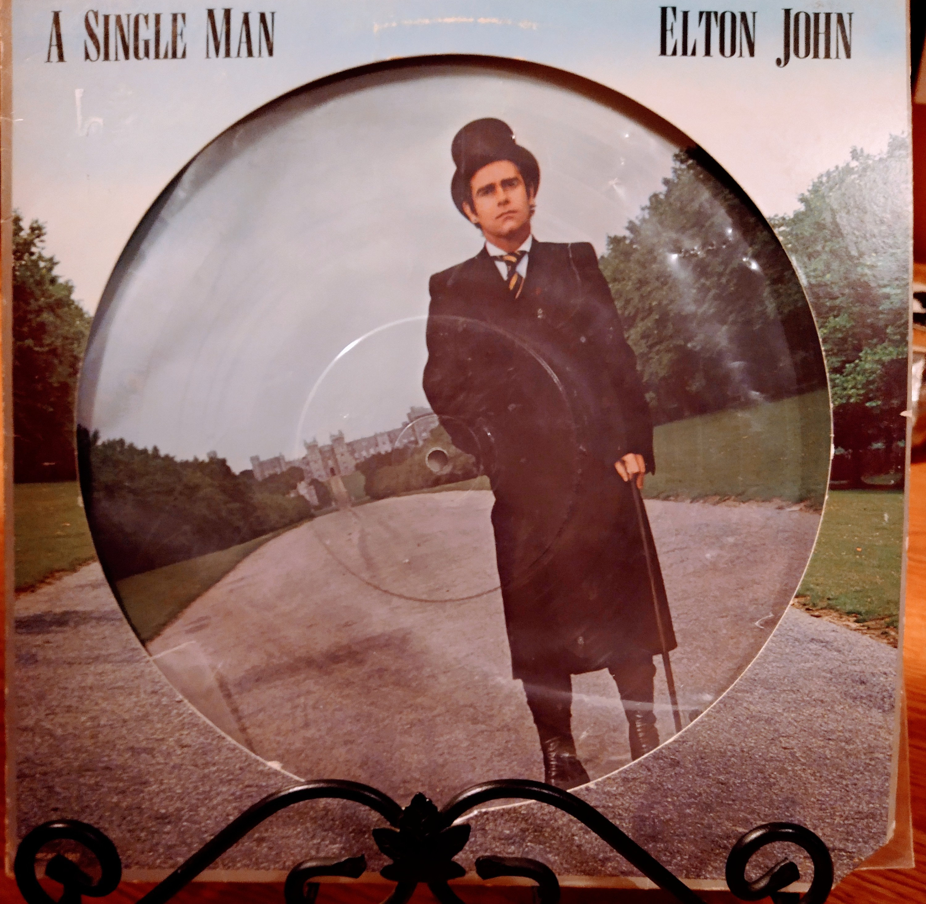 Elton John A Single Man First Press Vinyl Record/album/lp Picture Disc ...