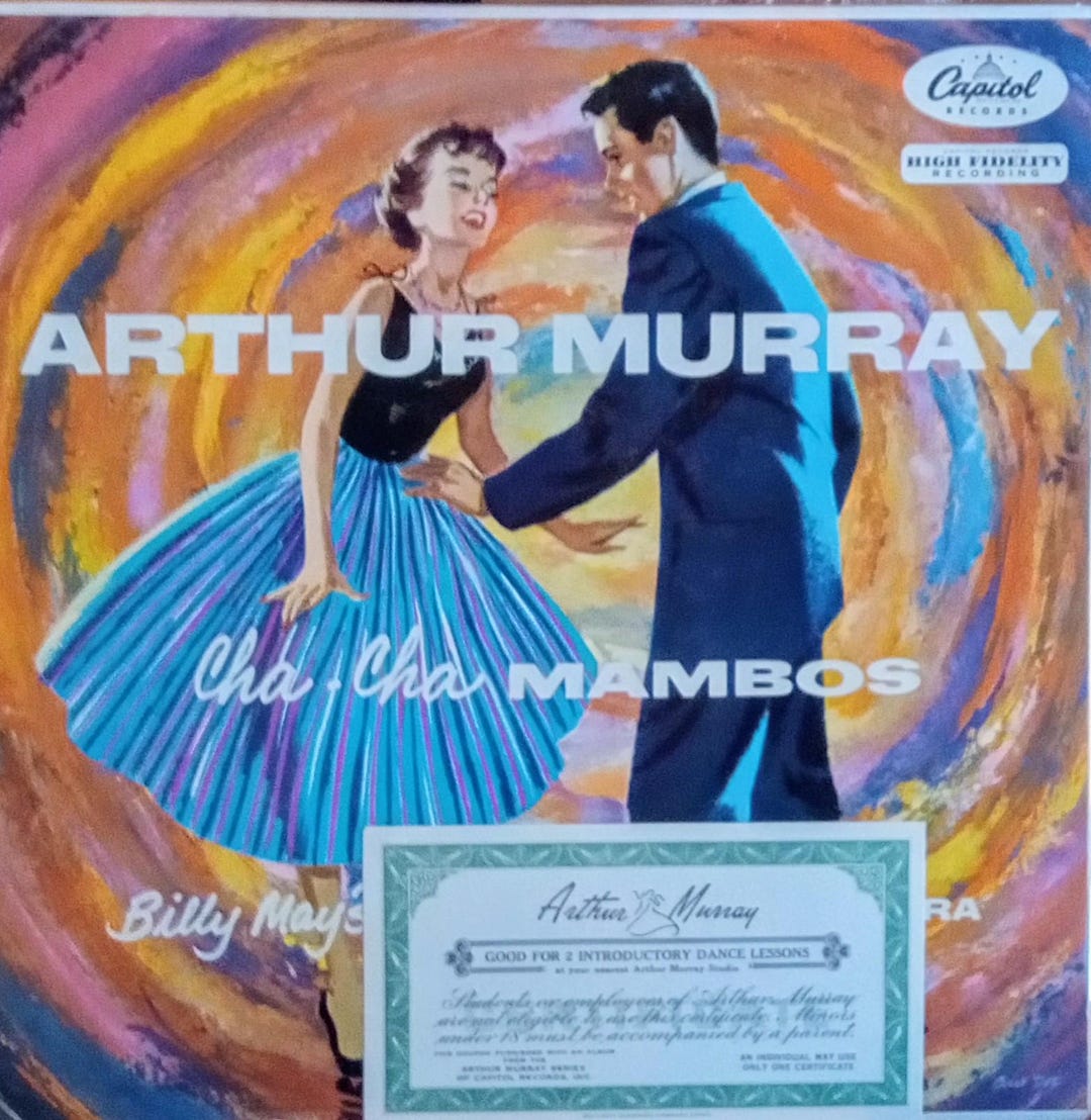Arthur Murray Cha Cha Mambos First Press Vintage Vinyl Record/album/lp ...