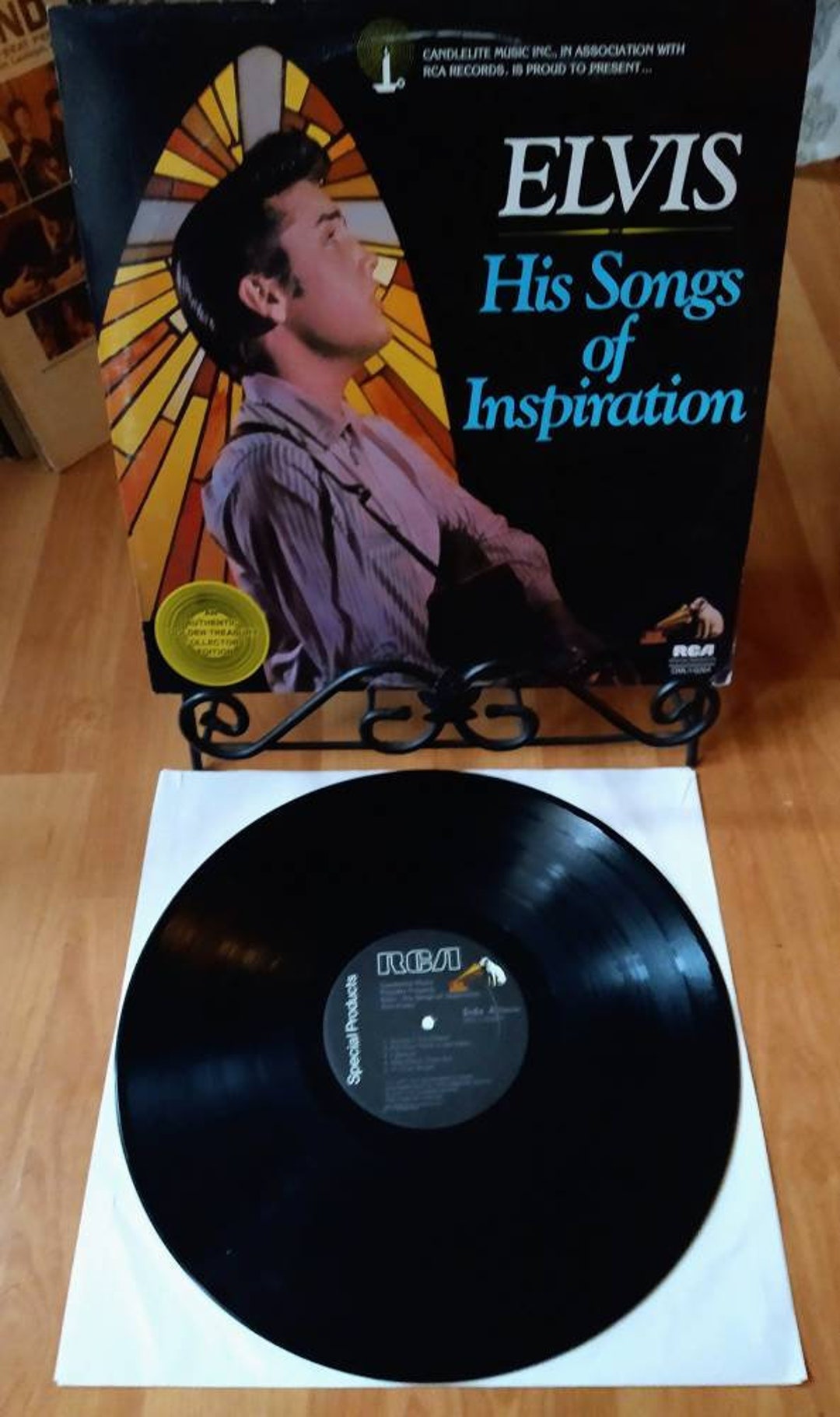 Elvis His Songs of Inspiration First Press Vintage Vinyl Record/album ...