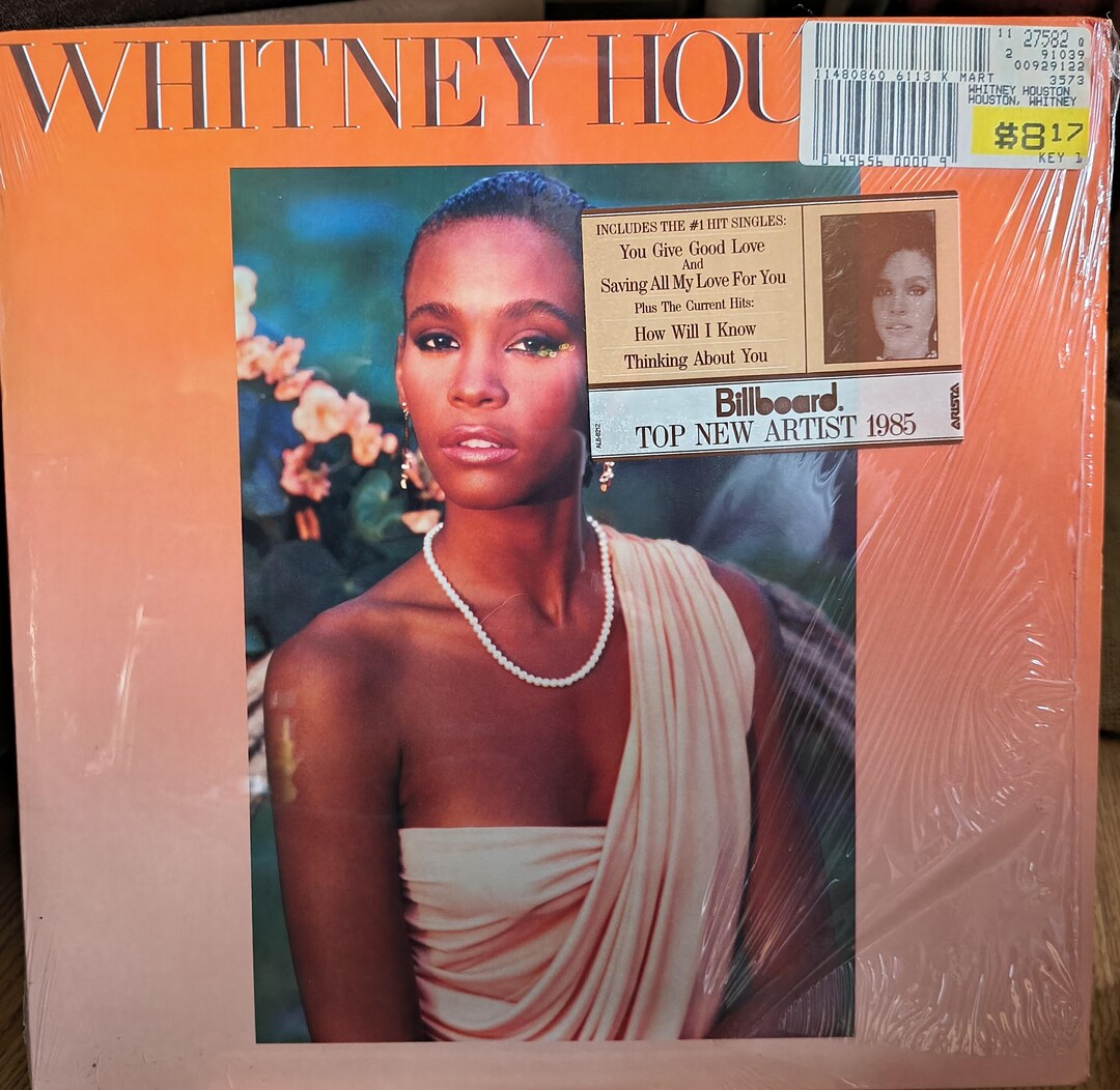 Whitney Houston Self Titled First Press Vintage Vinyl Record/album/lp ...