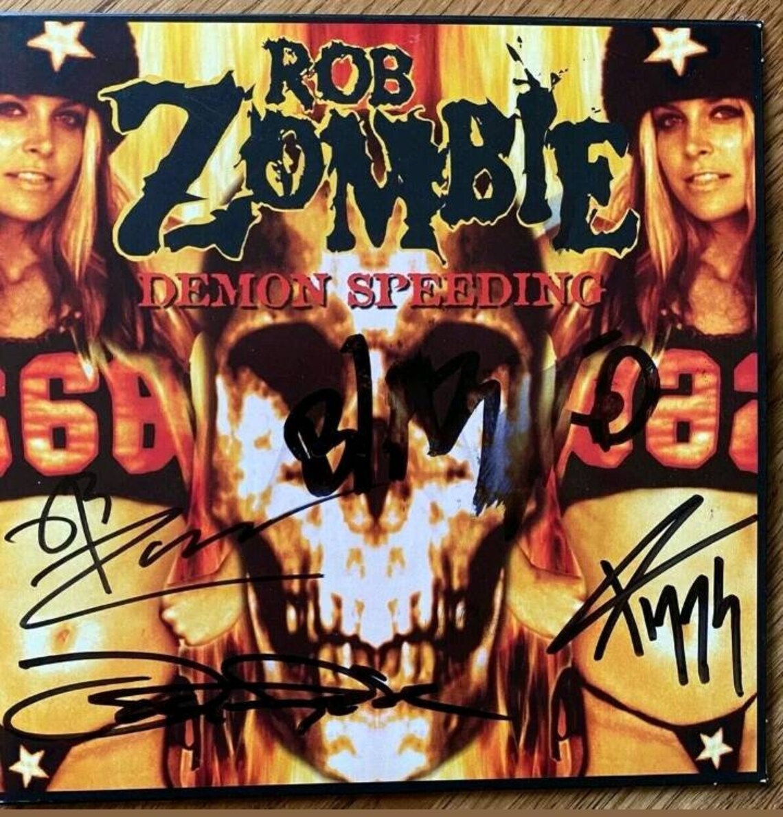 Rob Zombie Demon Speeding 7 AUTOGRAPHED/SIGNED Br Rob - Etsy