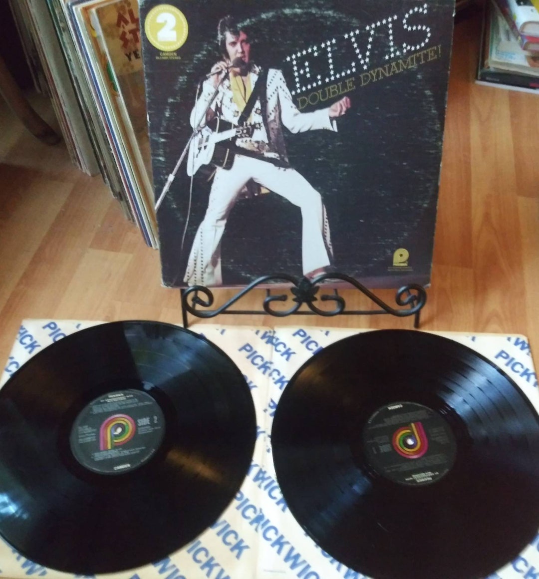 Elvis Double Dynamite First Press Vintage Double Vinyl Record/album/lp ...