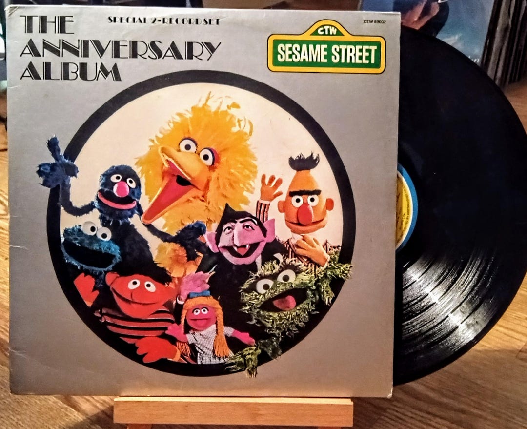 Sesame Street the Anniversary Album First Press Vintage Vinyl Record ...