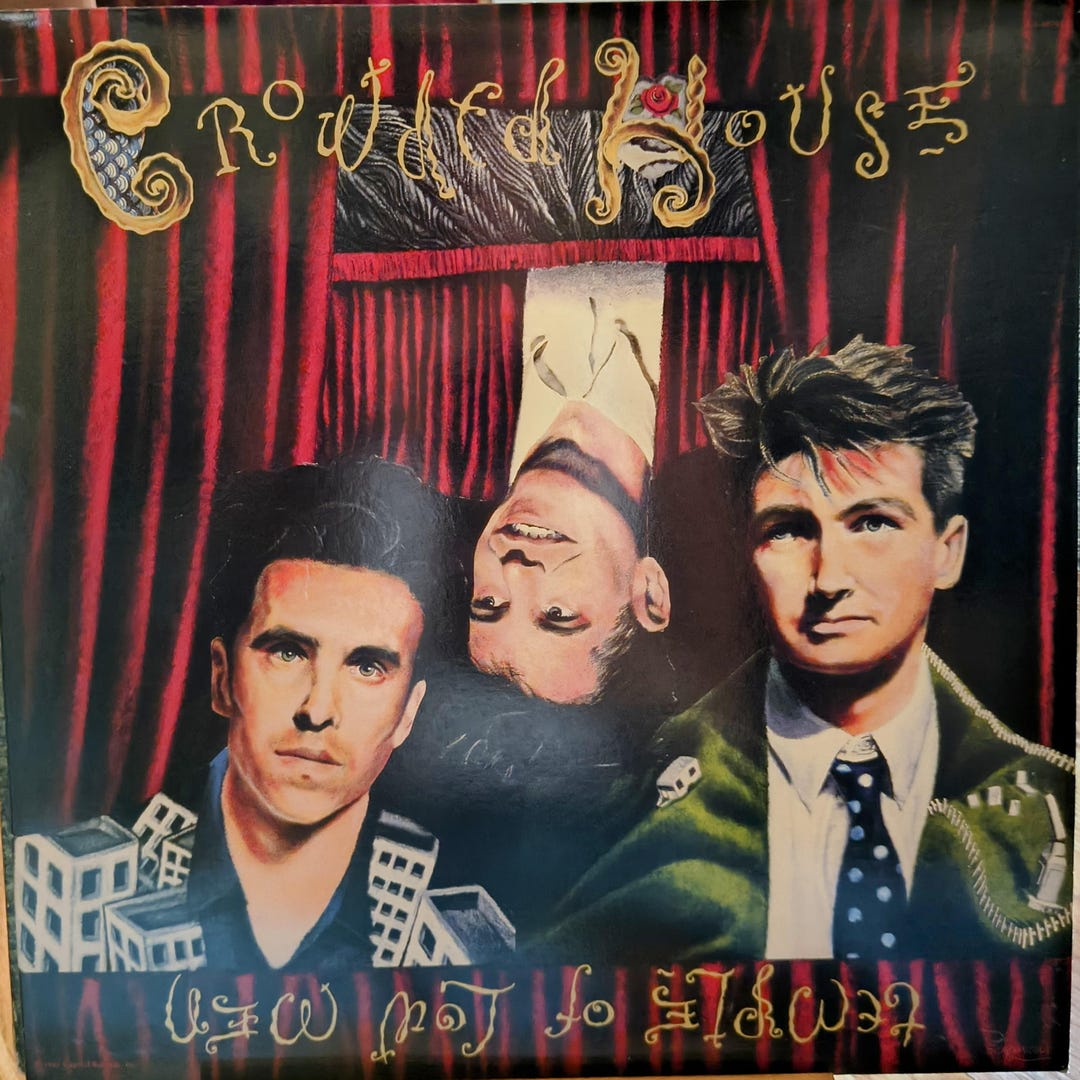 Crowded House Temple of Low Men First Press Vintage Vinyl Record/album ...
