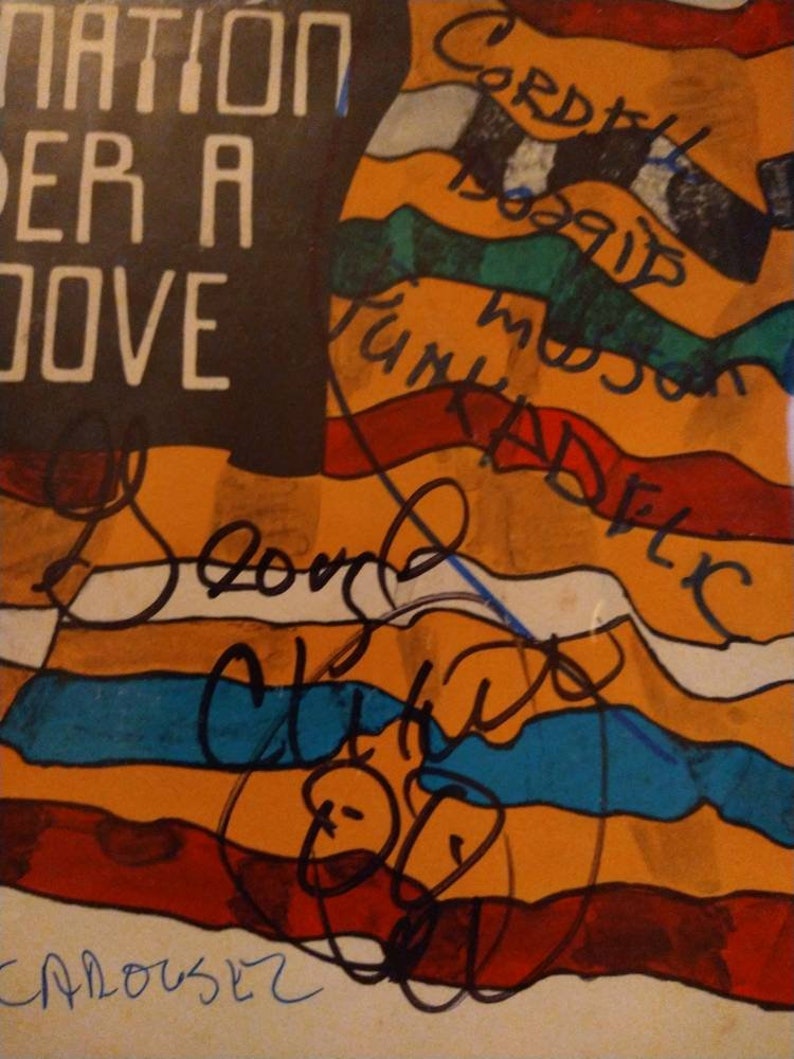 Parliament Funkadelic One Nation Under A Groove Autographed by George ...