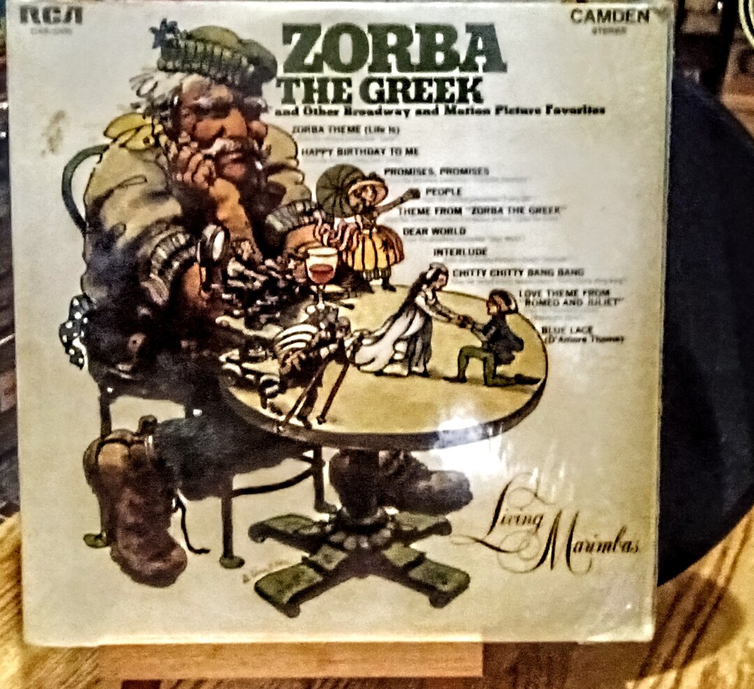Zorba the Greek and Other Broadway Favorites First Press Vintage Vinyl ...