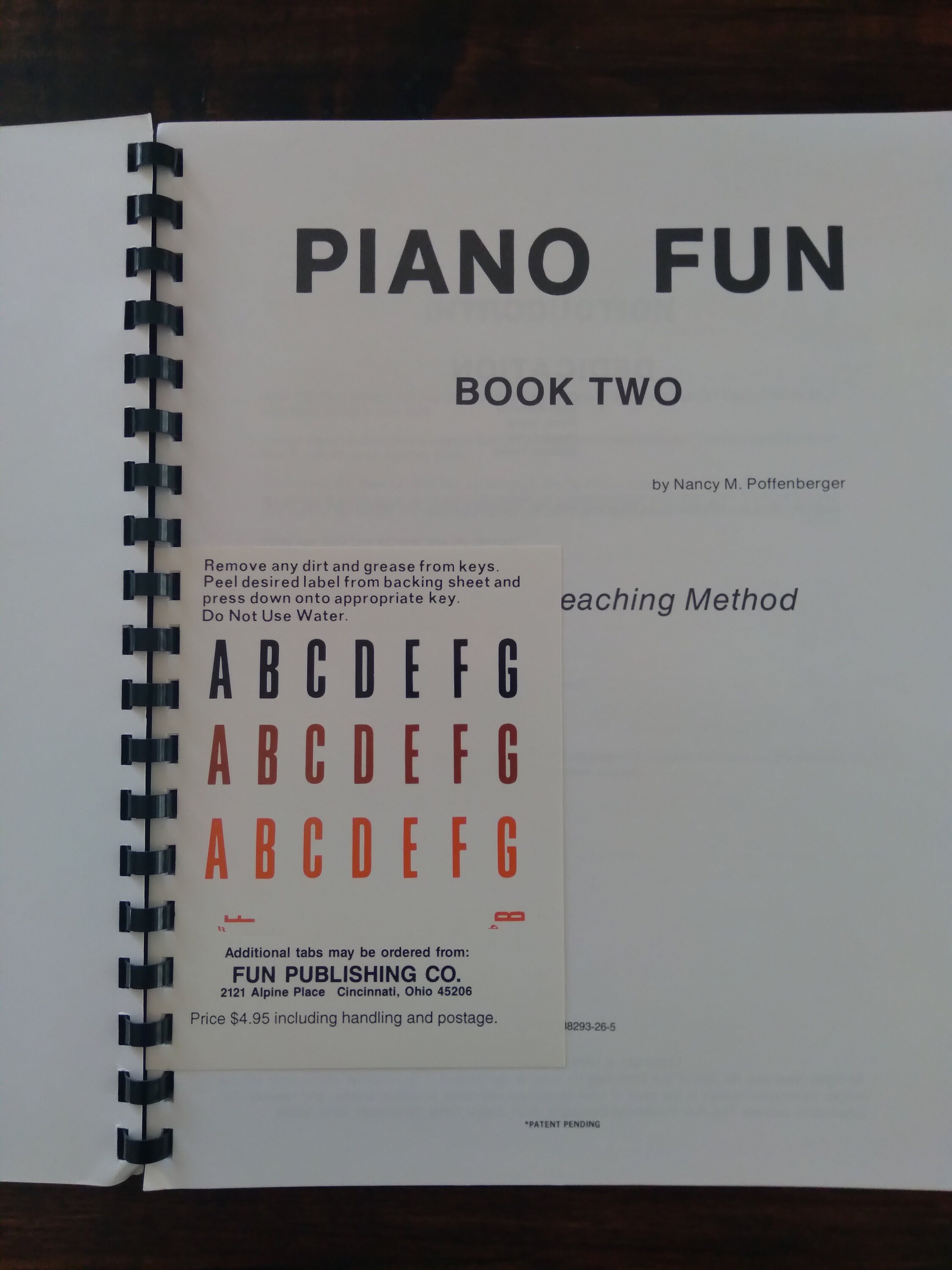 Nancy Poffenberger's Instant Piano Fun Book 2 for Portable Keyboards ...
