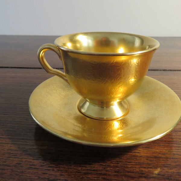 Gold Tea Cups - Etsy