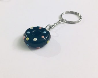 Polymer clay keyring | Etsy