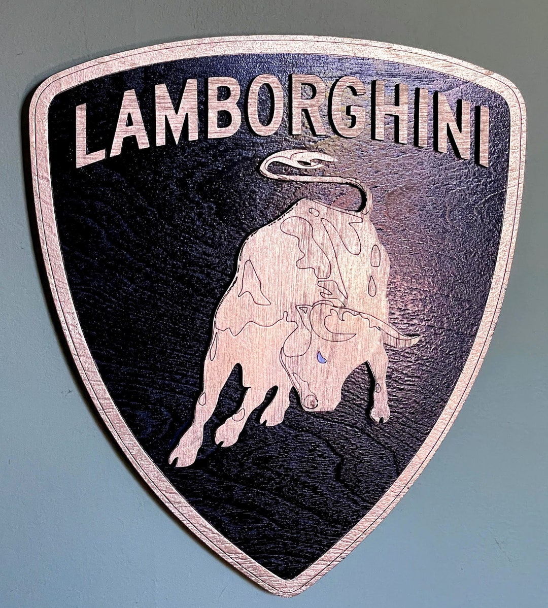 Lamborghini Sign Lamborghini Shield Lamborghini Sign Lamborghini Gifts ...